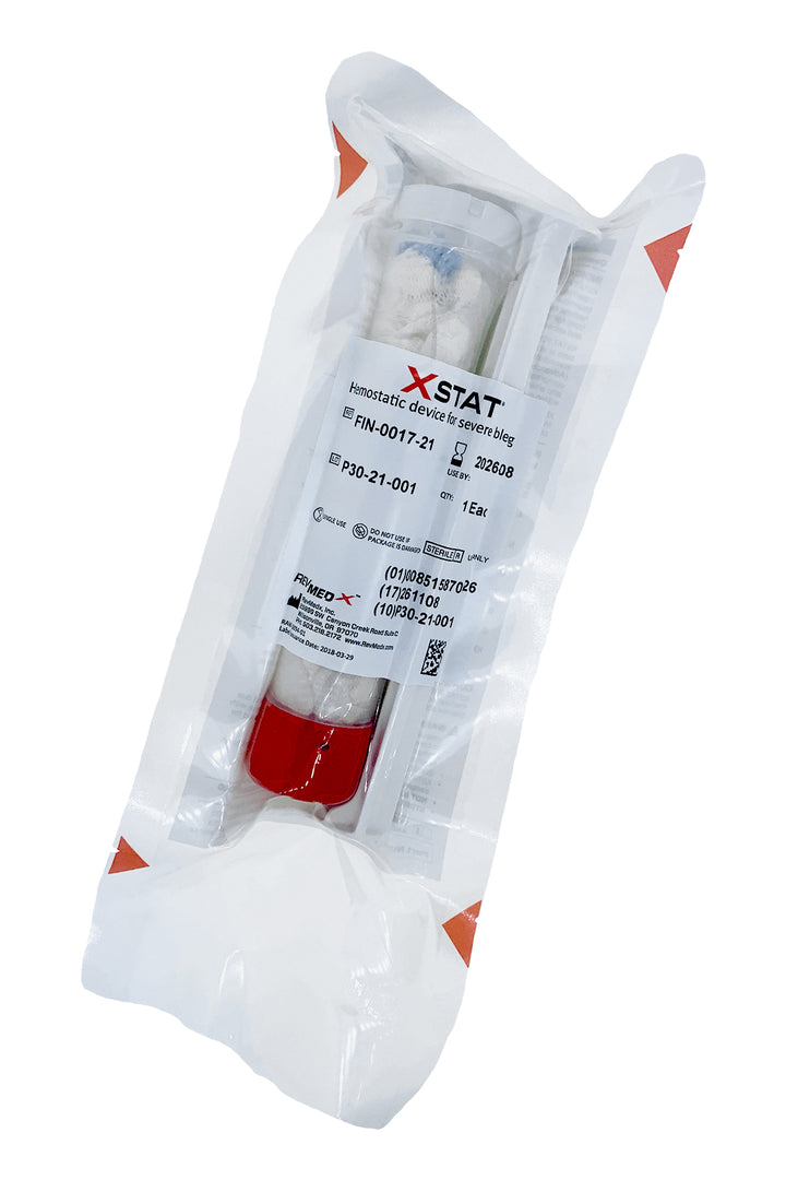 XSTAT P30 | Tactical Hemostatic Applicator for EMS & Military – RevMedX